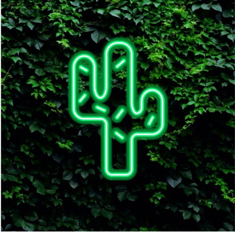 Cactus LED Neon Sign - Planet Neon Made in London Neon Signs