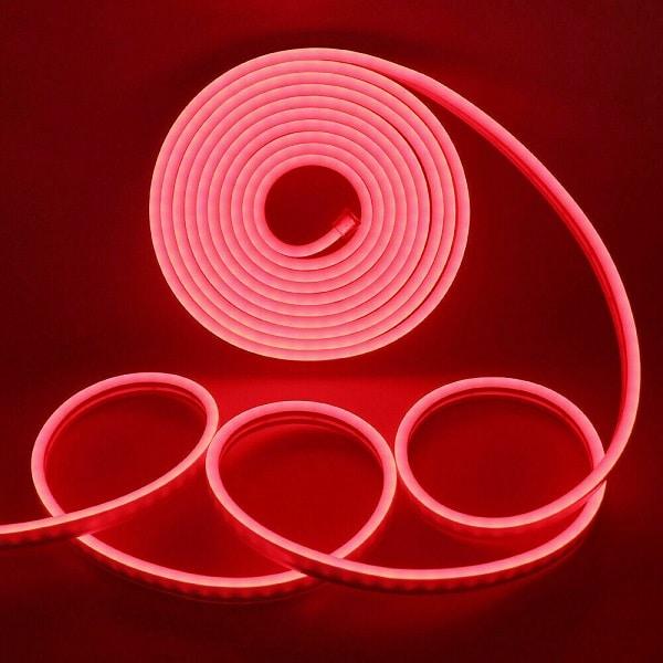 I LumoS 6x12mm RED Flexible IP65 Dimmable LED Neon Strip Light 12V 9W/