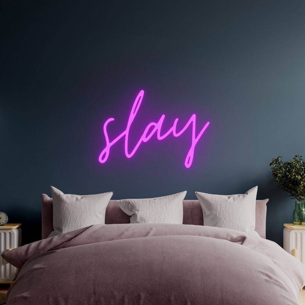 Slay LED Neon Sign - Made in London Inspirational Neon Signs